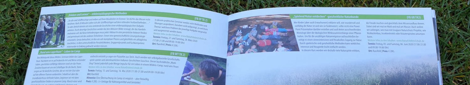Programmheft 2019/2020 - Naturerlebnisschule